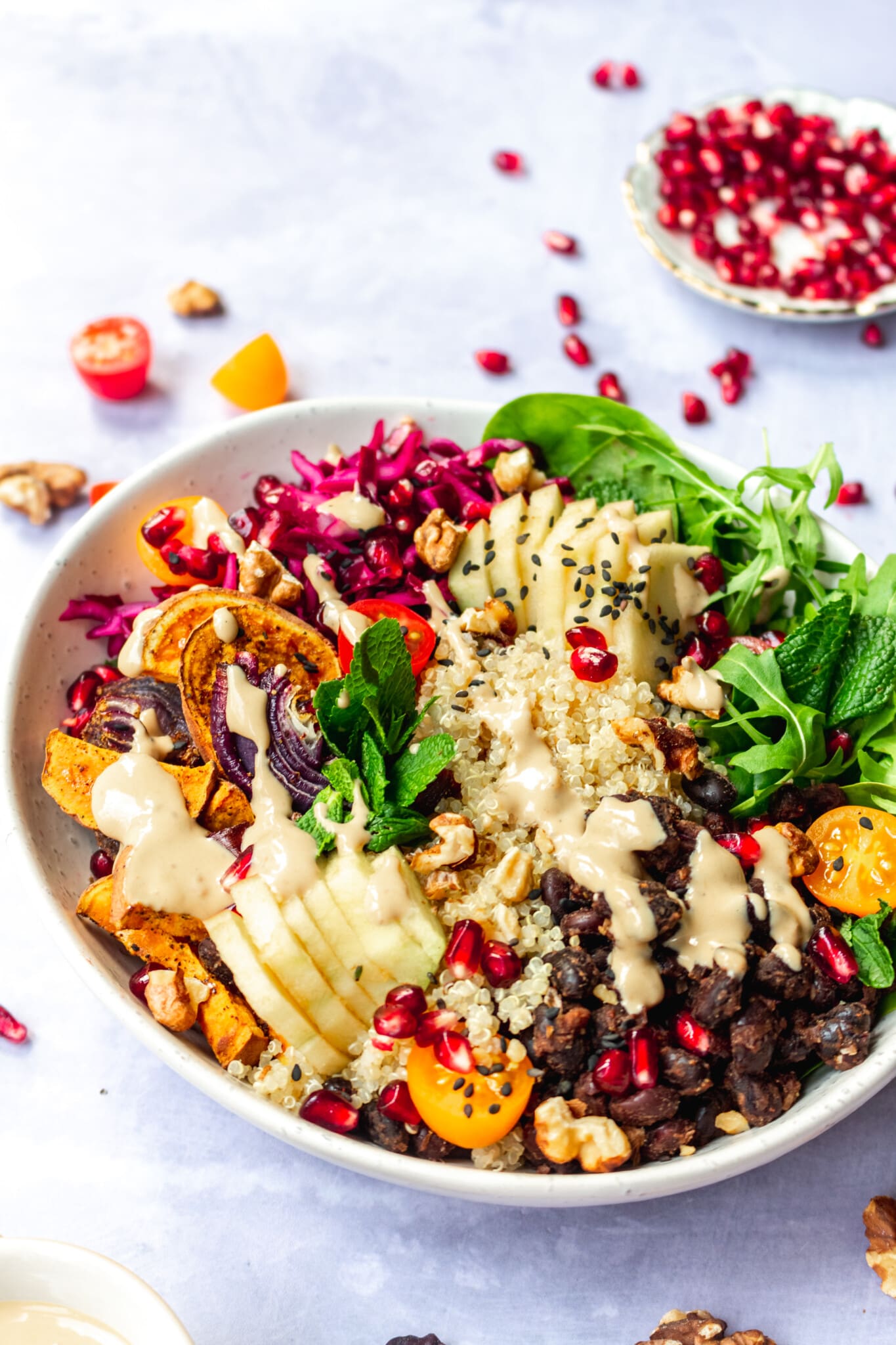 Gut Health and Winter Glow Bowls with Lemon Tahini - Nourishing Amy