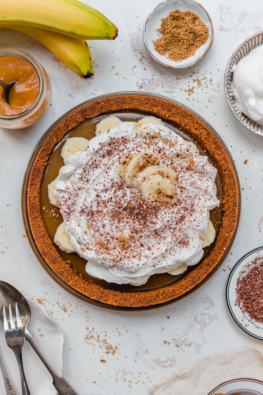 Vegan Banoffee Pie (Gluten-Free) - Nourishing Amy