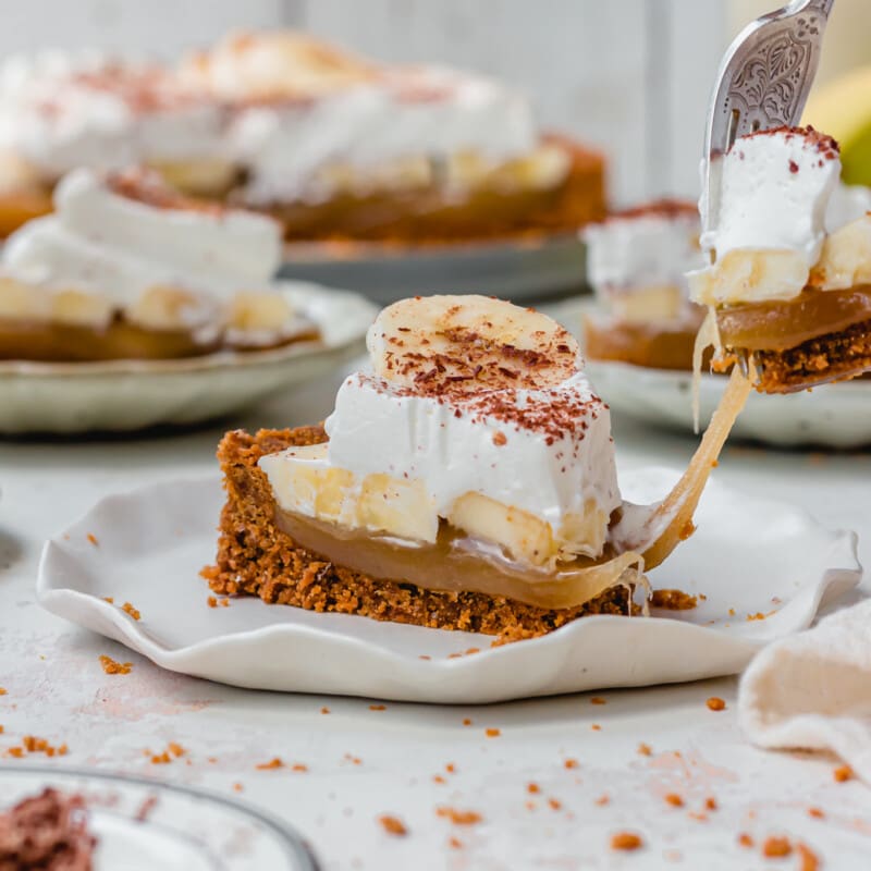 Vegan Banoffee Pie (Gluten-Free) - Nourishing Amy