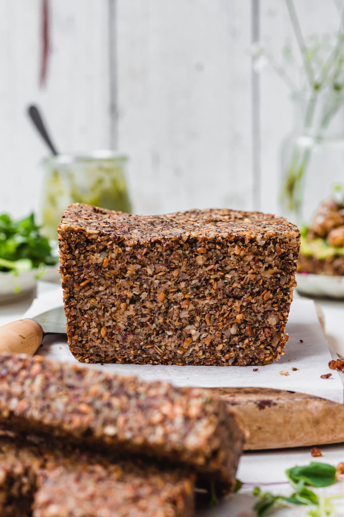 Super Seedy Grain-Free Bread (Vegan GF) -Nourishing Amy