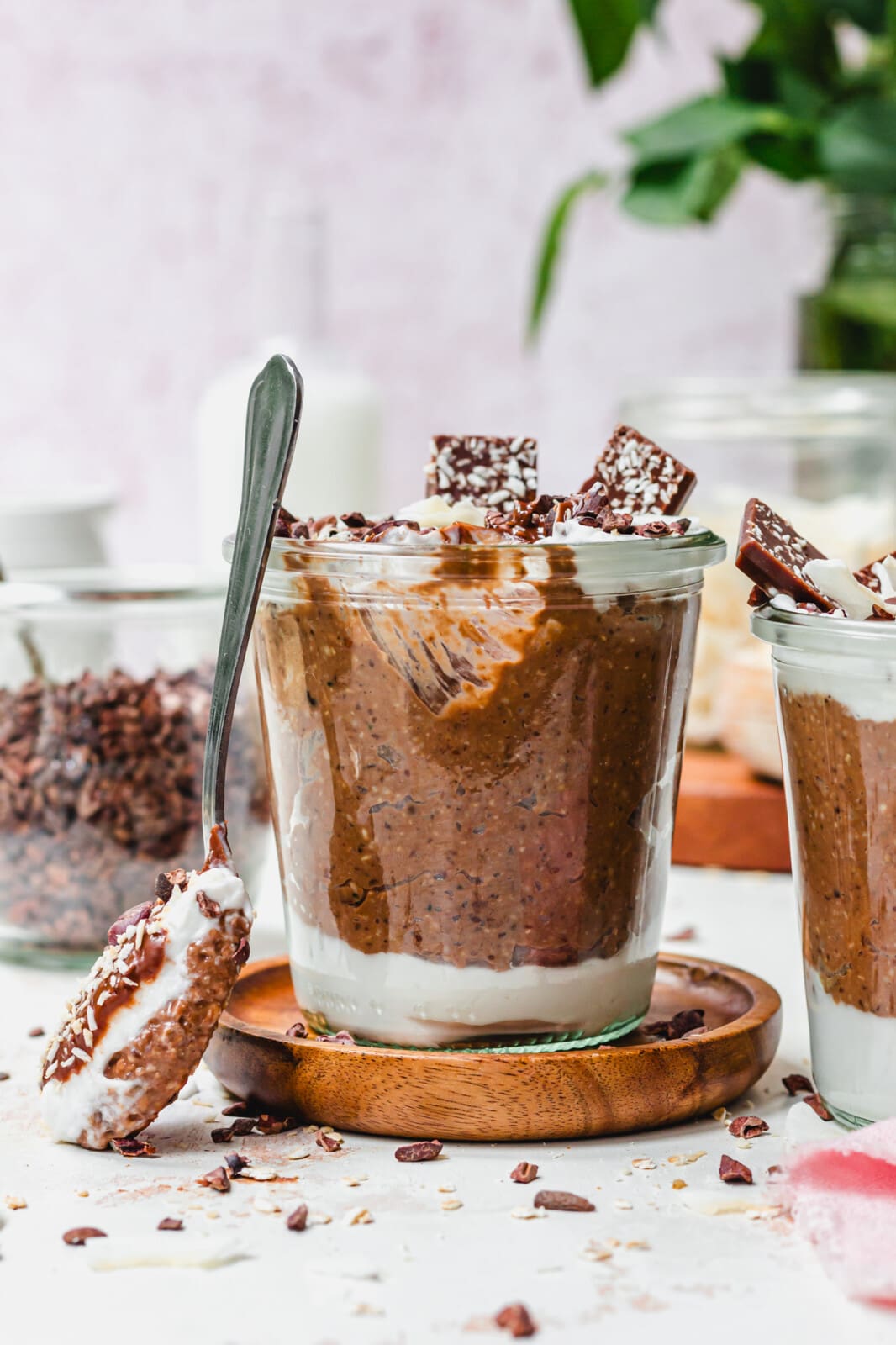 Chocolate Coconut Bounty Blended Oats (Vegan) - Nourishing Amy